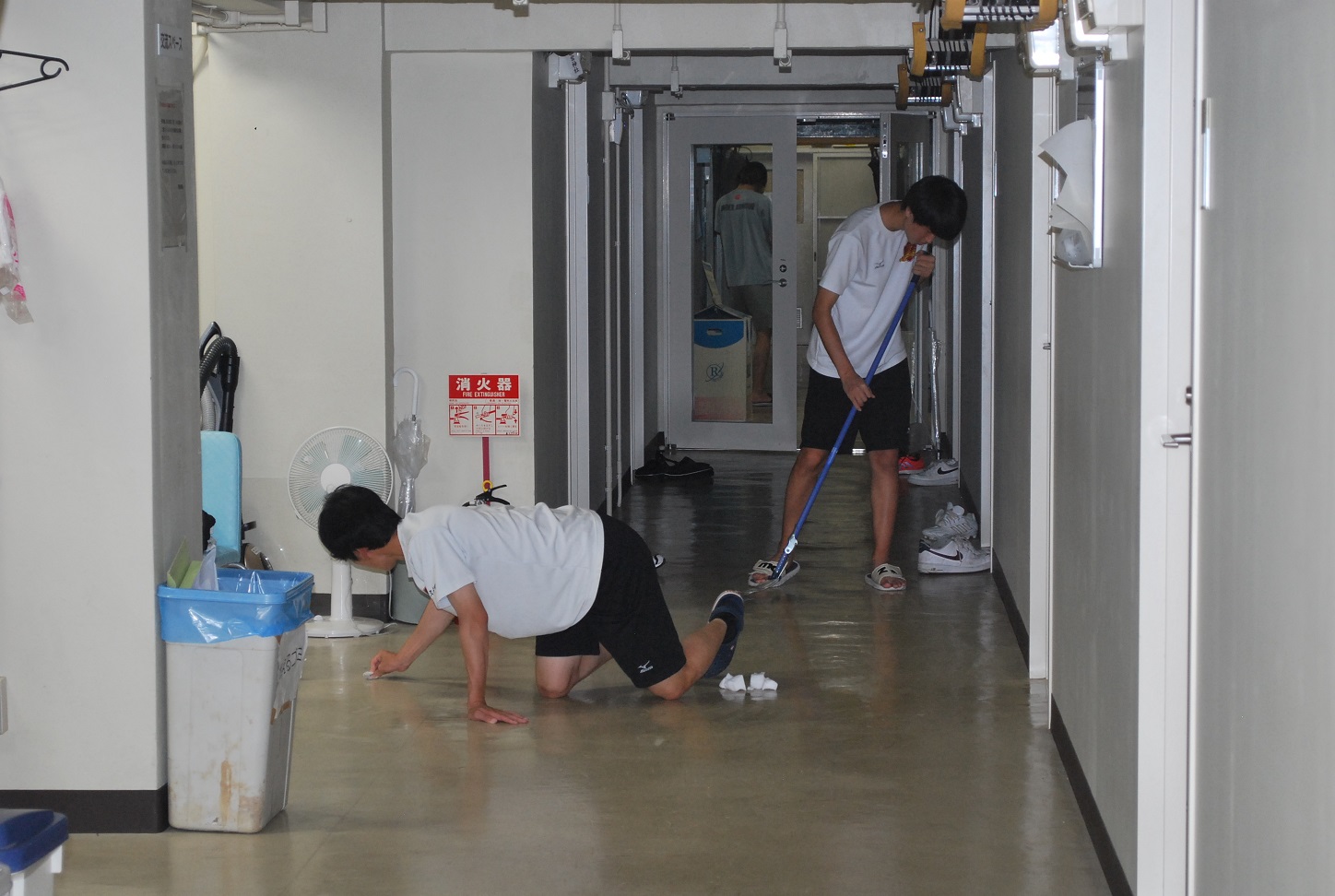 Dormitory cleaning | National Institute of Technology (NIT), Akashi College