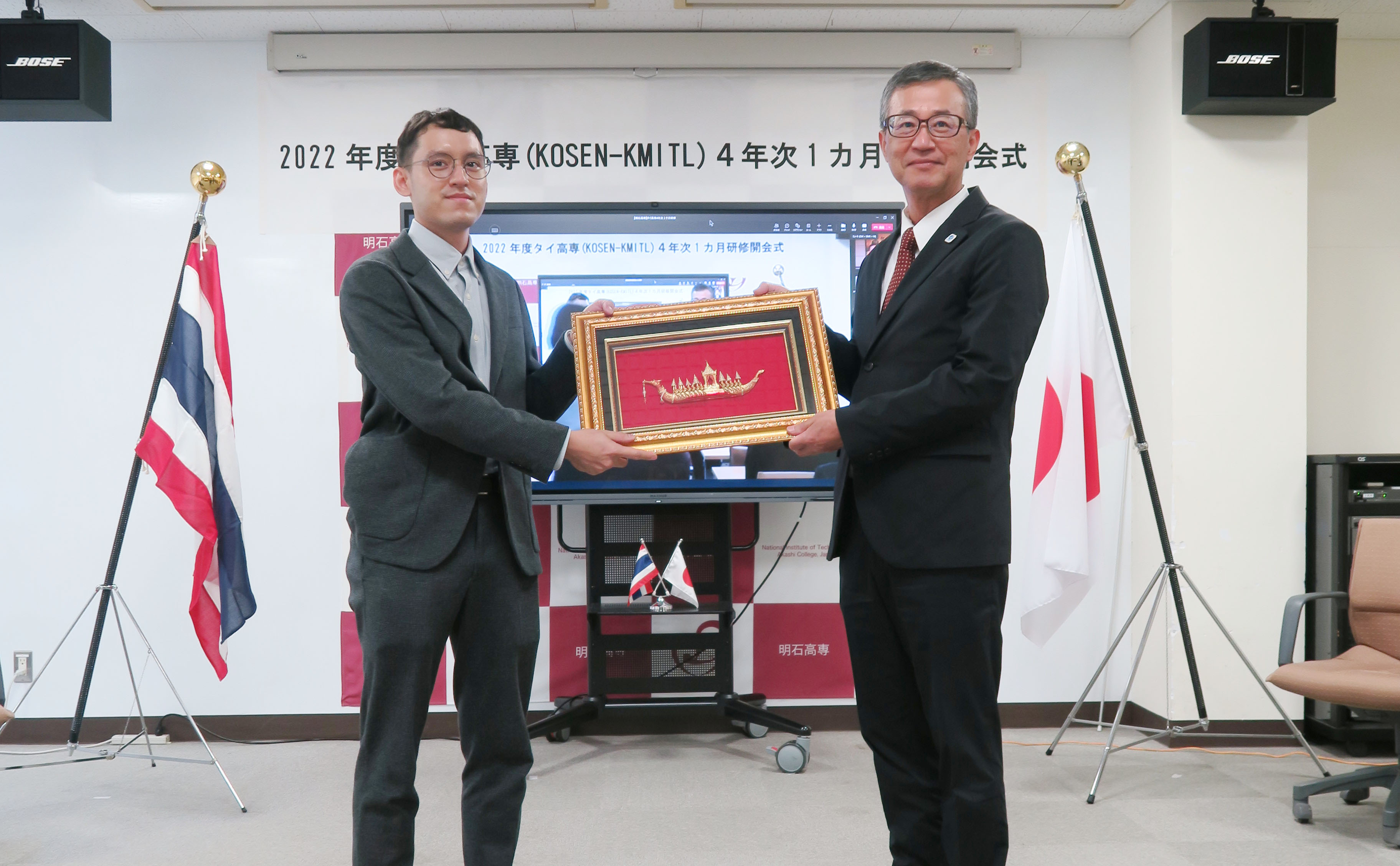 KOSEN-KMITL 4年次1ヵ月研修の開会式が行われました！ | 明石高専
